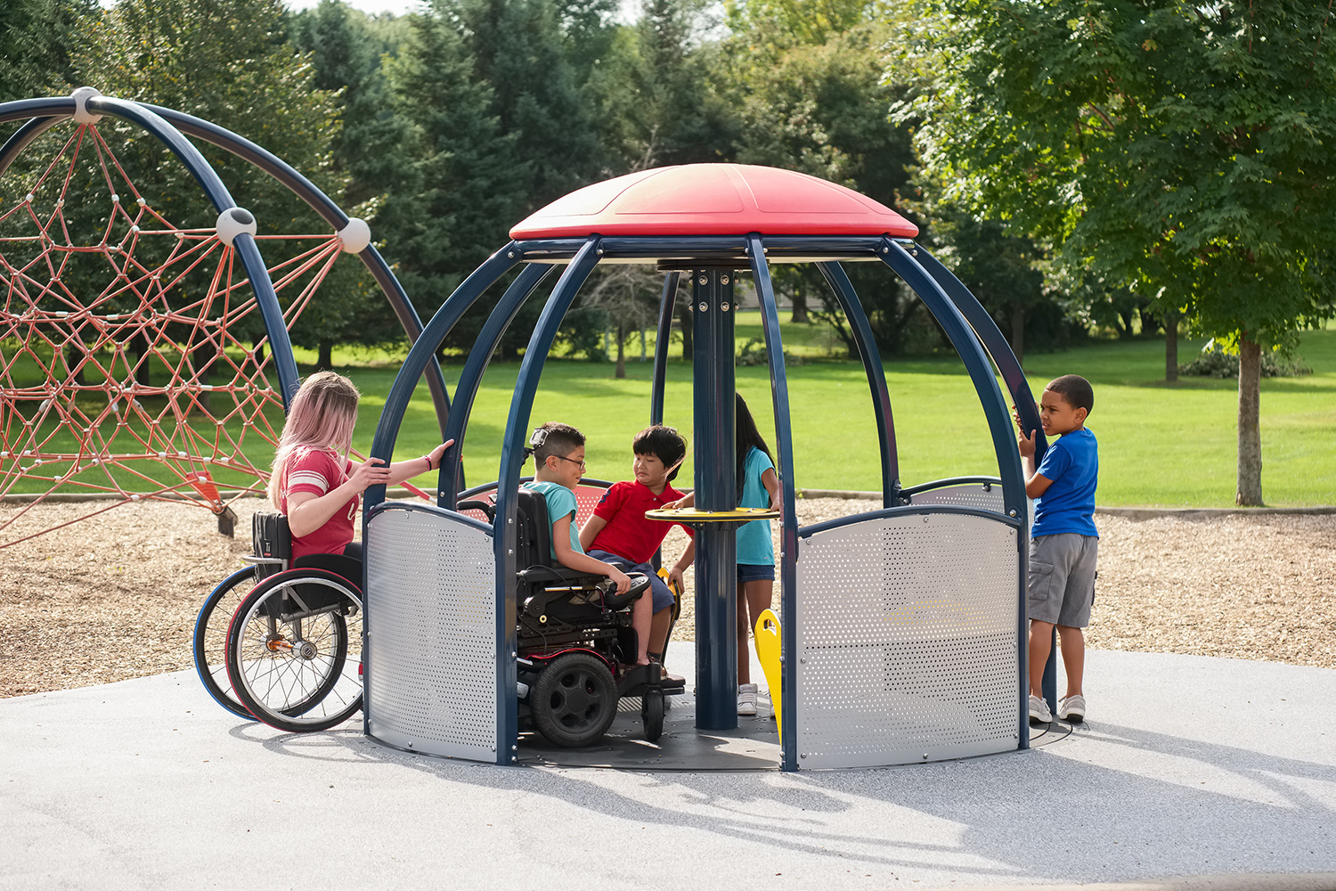 New inclusive carrousel We Go Round - URBADIS | by microarquitectura