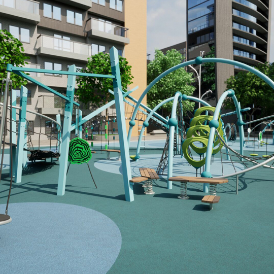 Parques infantiles inclusivos - Evos URBADIS | by microarquitectura